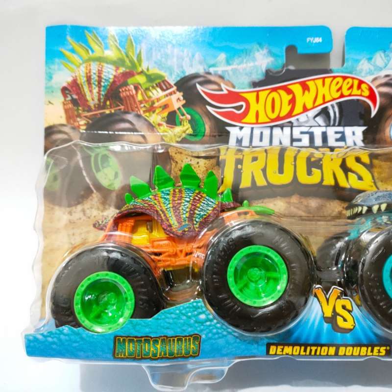 Jual Hot Wheels Hotwheels Monster Trucks Truck Motosaurus vs Mega Wrex di Seller Tokomamauci ...