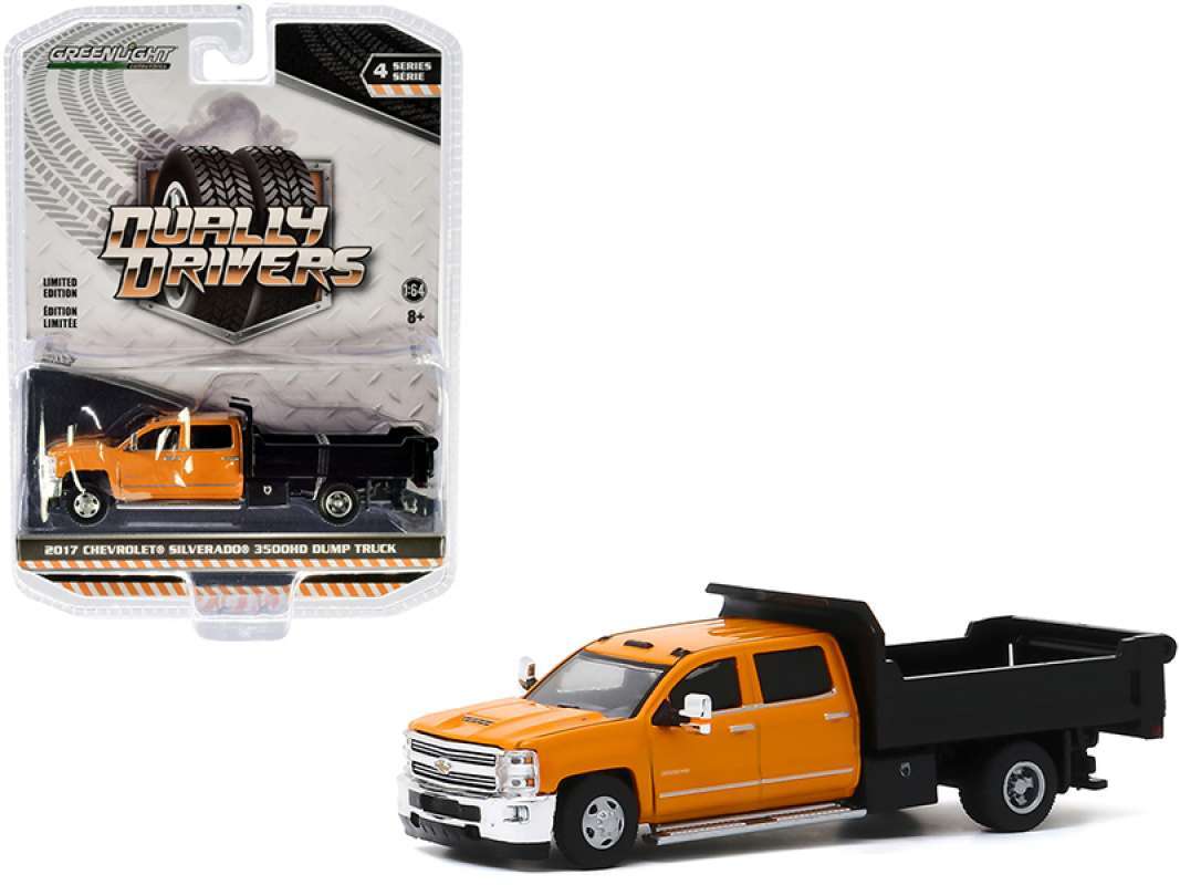 Jual 2017 Chevrolet Silverado 3500HD Dually Dump Truck Orange and Black ...