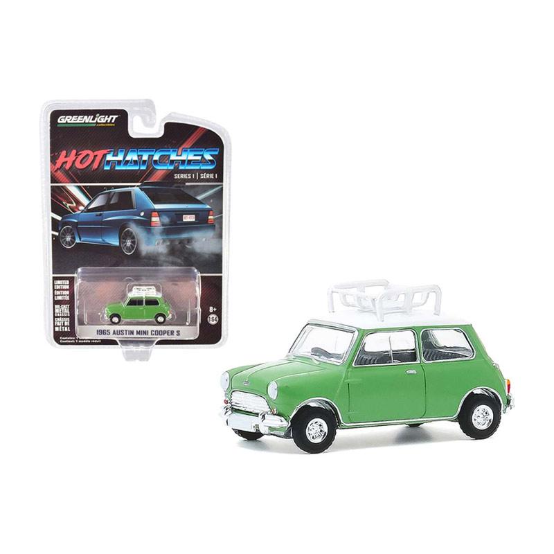 Jual 1965 Austin Mini Cooper S with Roof Rack Green with White Top \Hot ...