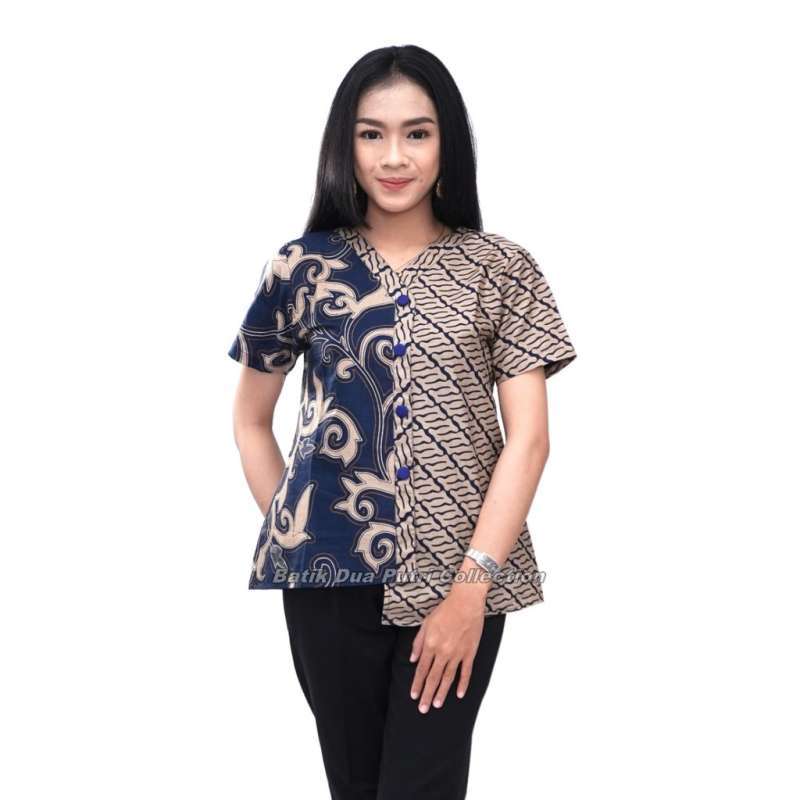 Promo Batik Dua Putri Batik Wanita Atasan Modern Kekinian Trend Batik ...