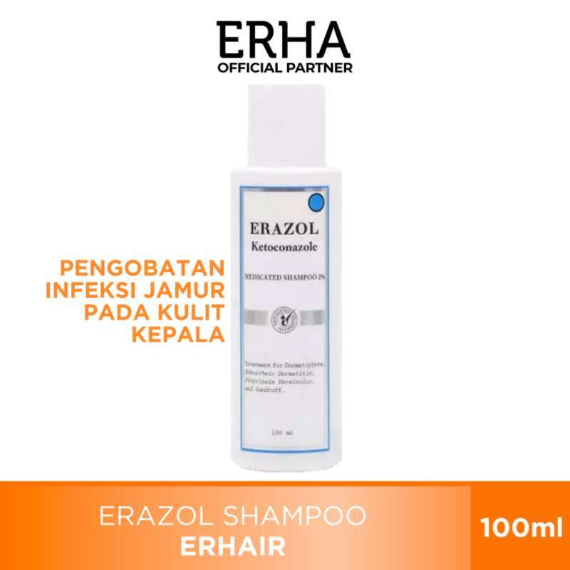 Jual ERHAIR ERAZOL SHAMPOO SAMPO KETOMBE RAMBUT GATAL JAMUR DERMATITIS ...