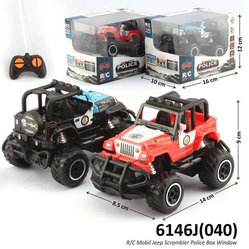Jual RC Mobil Remote Control Jeep Scrambler Police di Seller Diastore ...