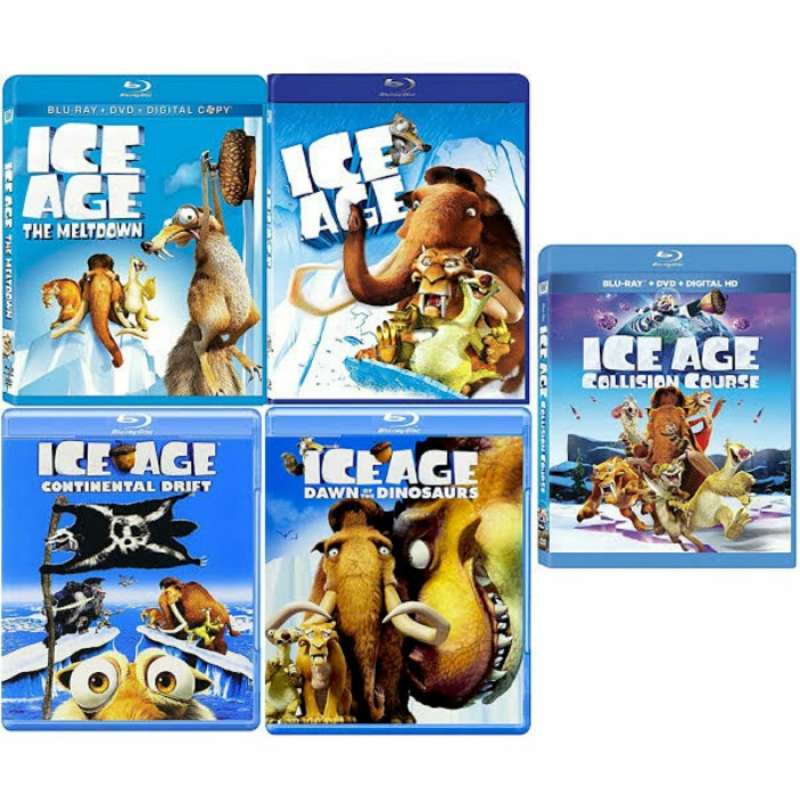 Promo Jual Dvd Film Animasi The Complete ICE AGE 1 sampai 5 Diskon ...