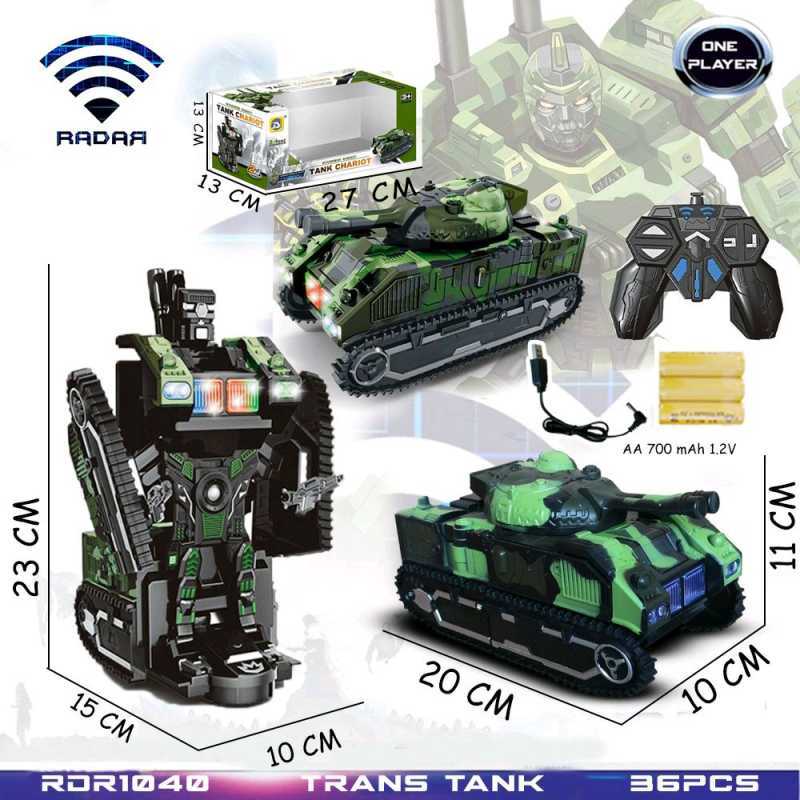 Jual Mobil Remote Control Tank Transformer Dapat Berubah Robot RDR1040 ...