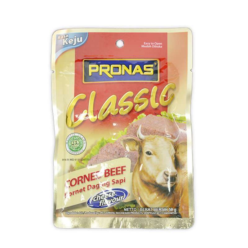 Jual Pronas Corned Beef Cheese Sachet 50Gr di Seller MEL THE SHOP ...