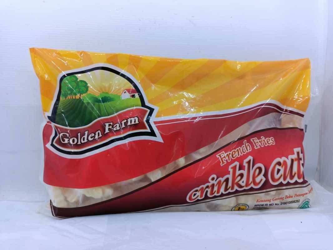Jual Kentang Golden Farm Crinkle Cut 1kg Halal Di Seller Haz Fruits ...