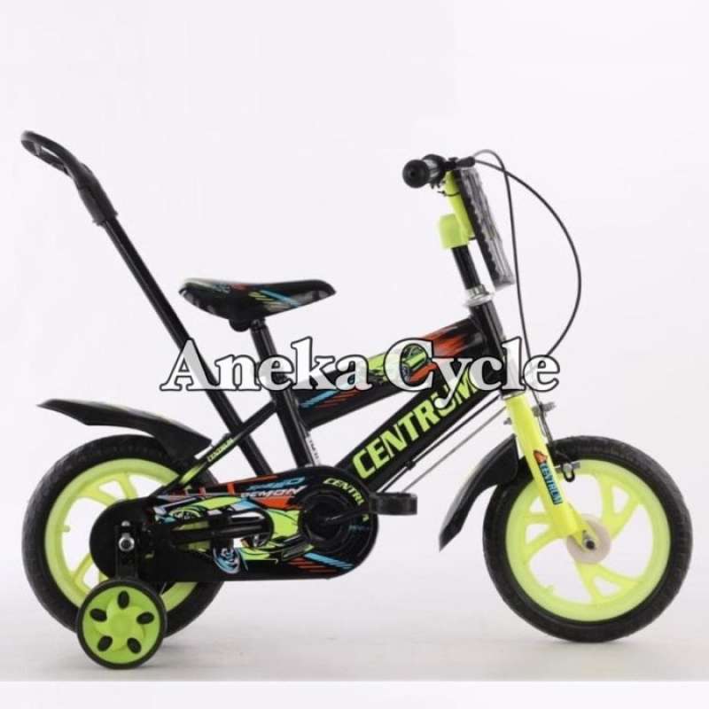 Jual Sepeda Anak Roda Empat Cowok BMX Centrum 12 Dorongan Stir Eva di ...