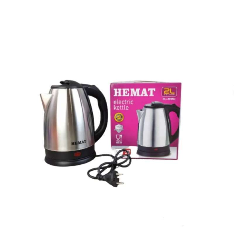 Jual Ketel Listrik HEMATT 2L Low Watt 400W Teko Pemanas Air Heater di ...