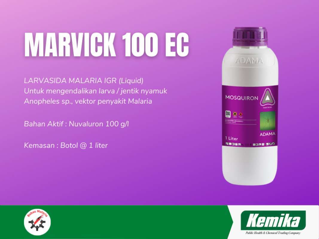 Jual Larvasida Malaria Igr Marvick 100 Ec Botol 1 Liter Di Seller Pt ...