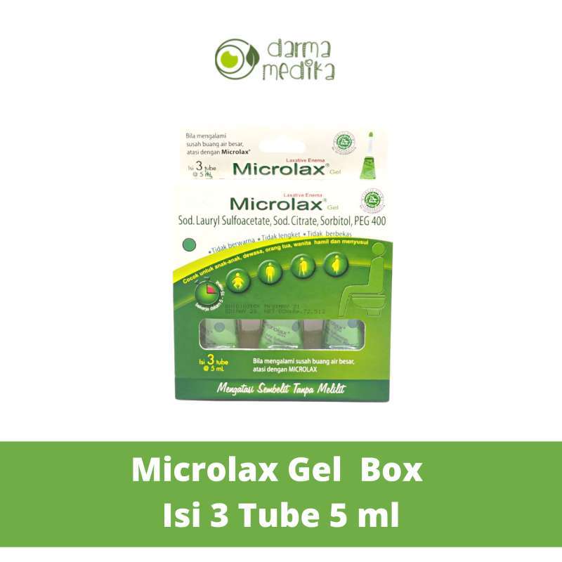 Jual Microlax Gel Isi 3 Tube 3x5 Ml Di Seller Darma Medika - Darma ...