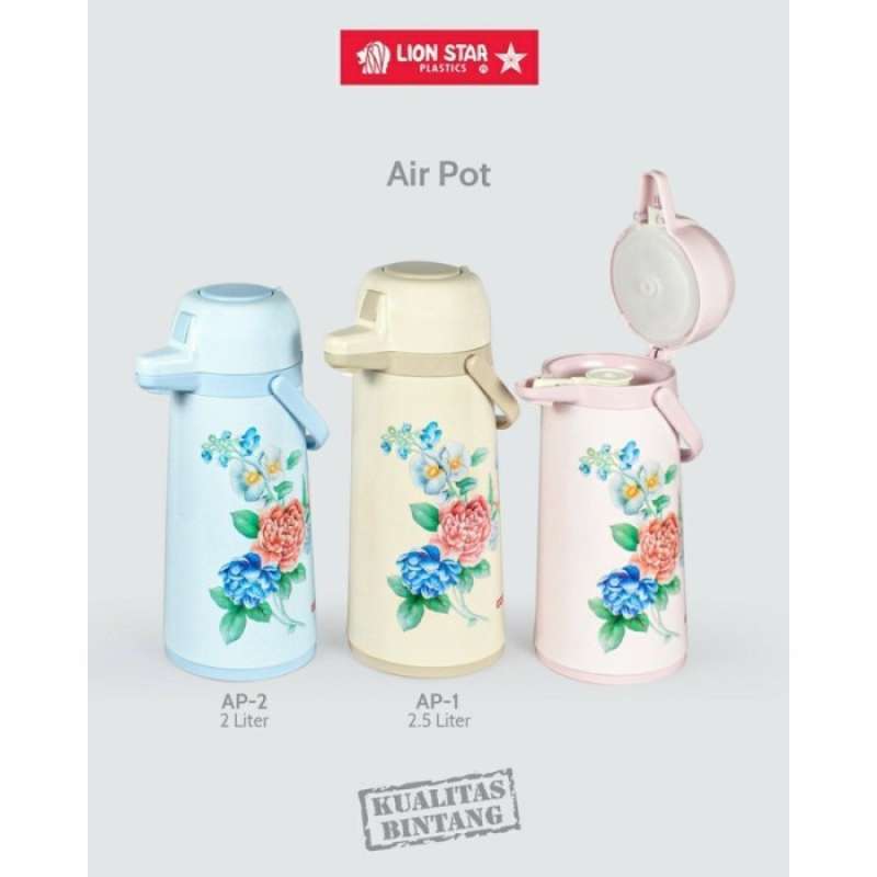 Jual Termos Air Panas Pencet Lion Star 2.5 Liter PAP-2500 100 % ORIGINAL - Multicolor di Seller ...