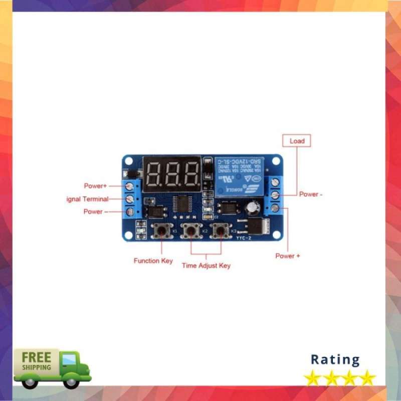 Promo 12V LED Display Automation Digital Delay Timer Control Switch Relay Diskon 11% di Seller ...