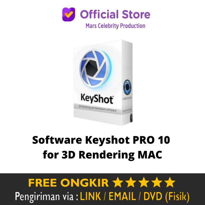 Jual Software Keyshoot PRO 10 Keyshot for 3D Rendering MAC Full Version Terbaru Lifetime Premium ...