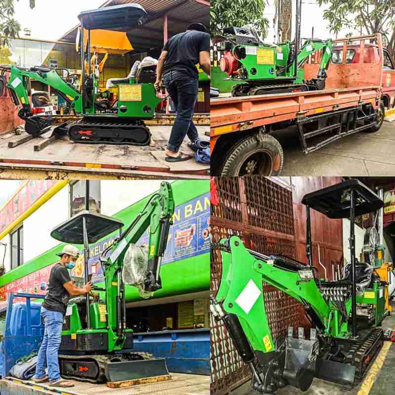 Jual Hydraulic Construction Crawler Backhoe Mini Excavator 1 Ton 9 Kw ...