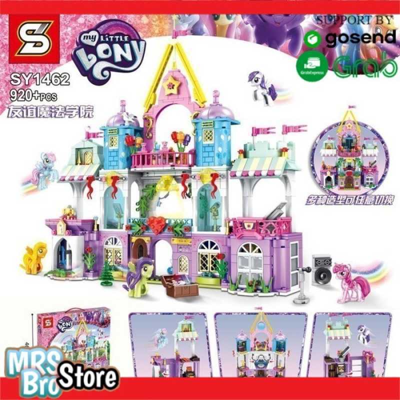 Jual LEGO BRICK ISTANA LITTLE PONY RAINBOW BIG SY1462 LEGO CASTLE di ...