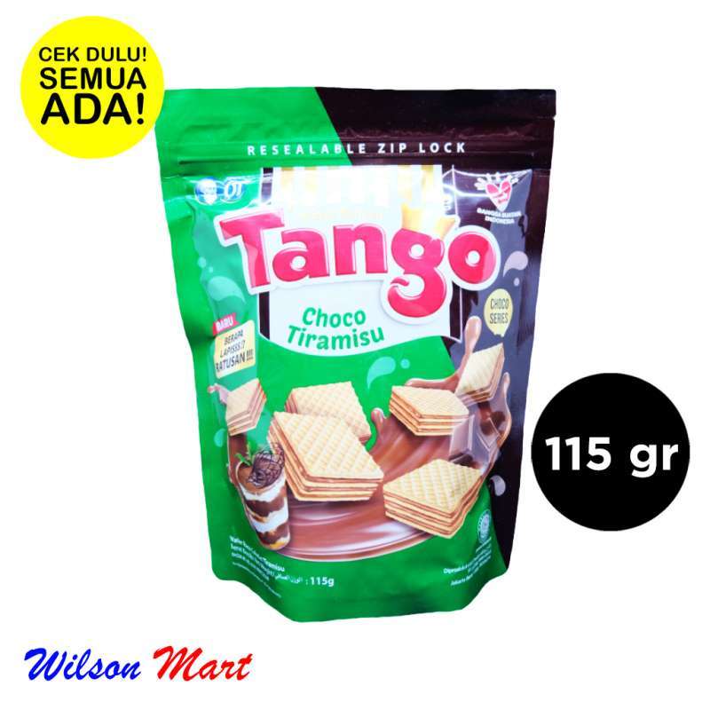 Jual TANGO WAFER CHOCO TIRAMISU 115 GRAM POUCH di Seller Wilson Mart ...