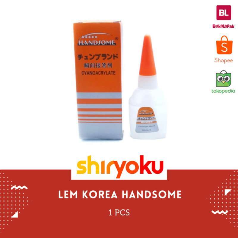 Jual LEM KOREA HANDSOME LEM SERBAGUNA MULTIFUNGSI EPOTEC BESI POWERGLUE ...