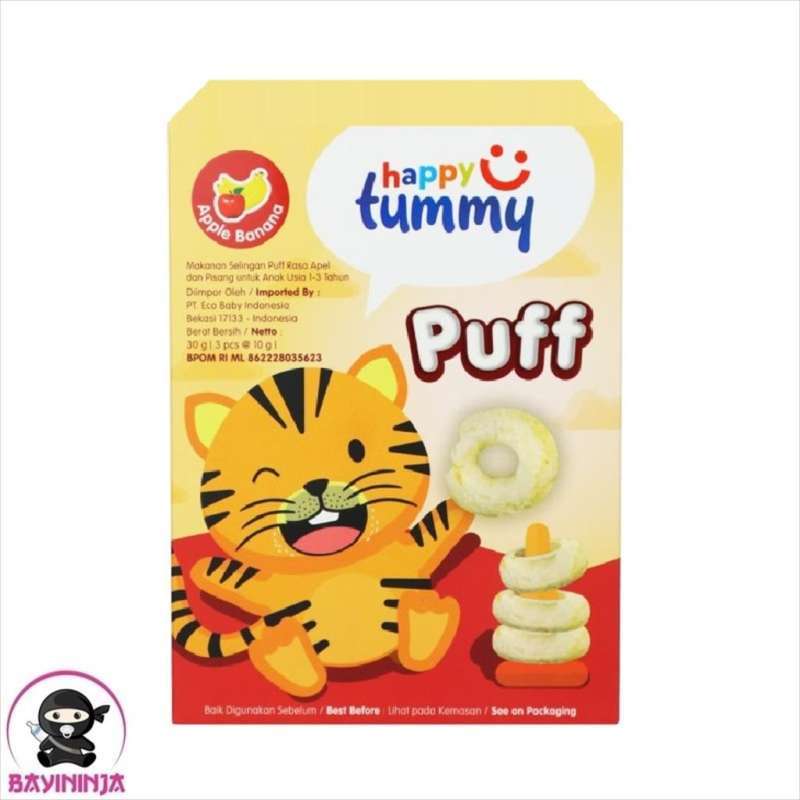 Jual HAPPY TUMMY Puffs 30 g di Seller BAYININJA Official Store - Kota ...