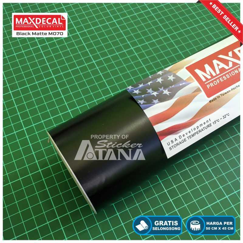 Promo Skotlet Hitam Doff Scotlet MaxDecal Dop Stiker Matte Sticker ...