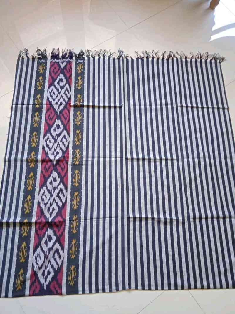 Jual kain tenun ikat blanket motif etnik nusantara bali kalimantan ...