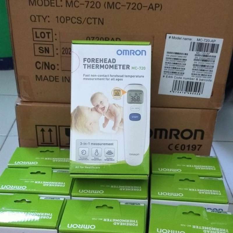 Promo THERMO METER - TERMOMETER OMRON INFRARED - THERMO GUN OMRON ...