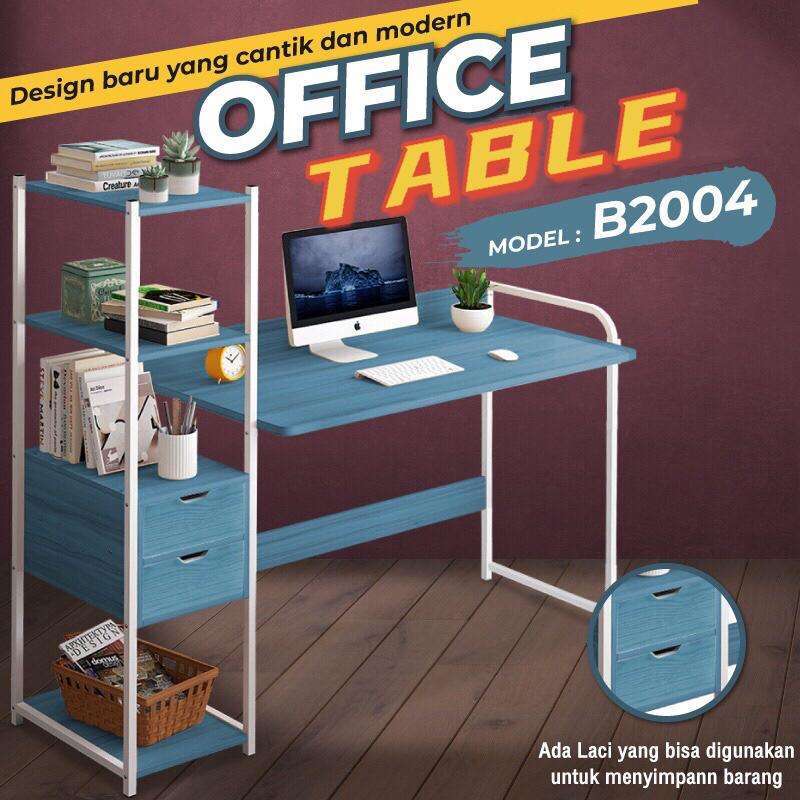 Promo Bg Meja Komputer / Computer Desk / Meja Belajar Kayu / Meja ...