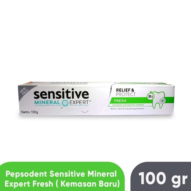 Promo Pepsodent Sensitive Mineral Expert Pasta Gigi Sensitif [100 G ...