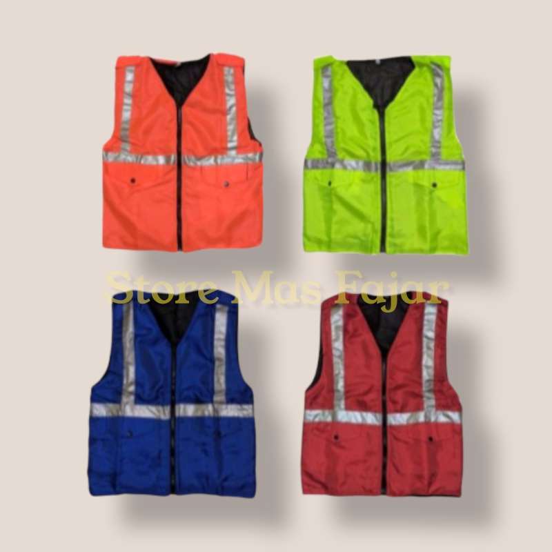 Promo Rompi Proyek/rompi/rompi Warna/rompi Safety - L/xl Biru Diskon 10 ...