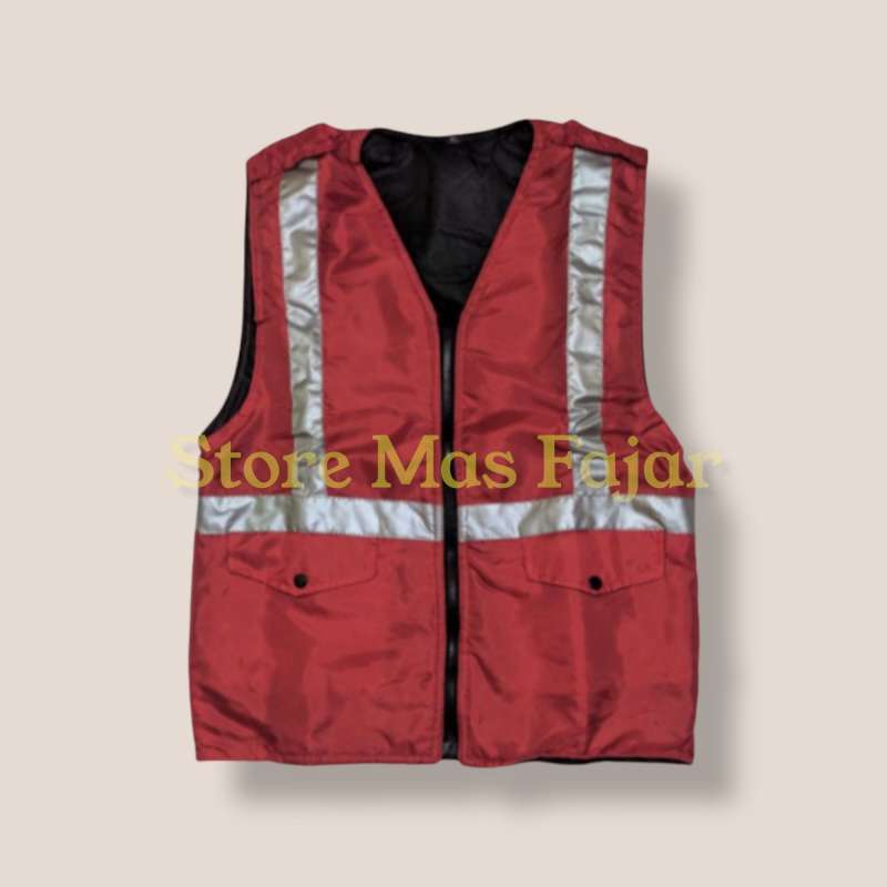 Promo Rompi Proyek/rompi/rompi Warna/rompi Safety - Xl-xxl Merah Diskon ...