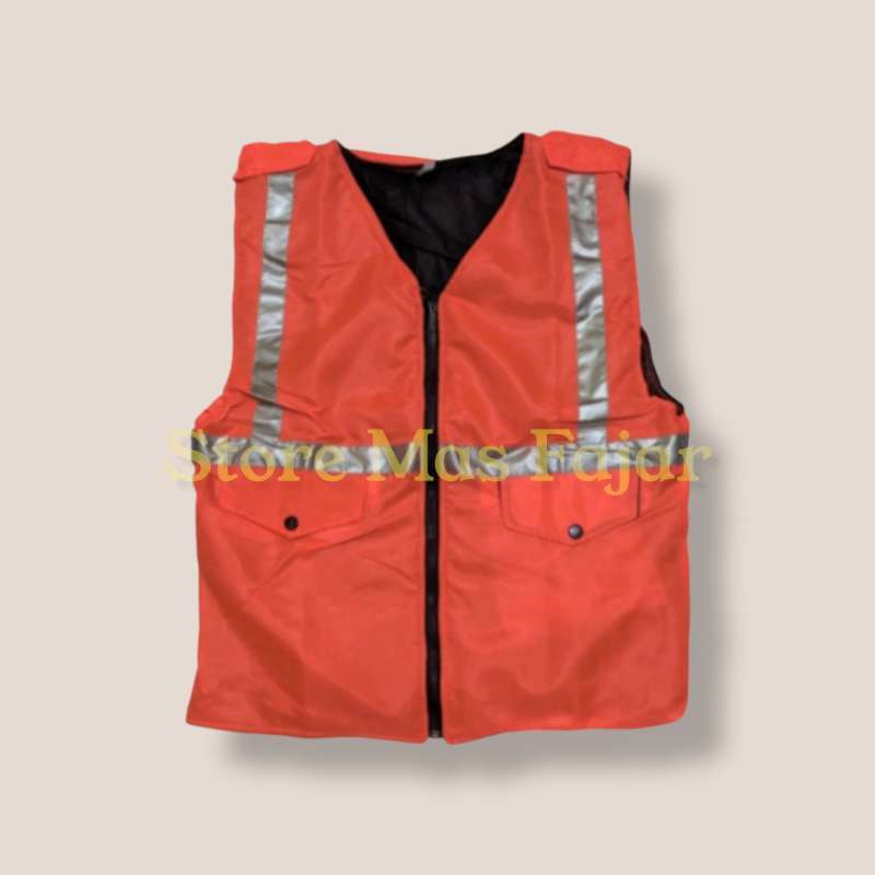 Promo Rompi Proyek/rompi/rompi Warna/rompi Safety - Xl-xxl Merah Diskon ...