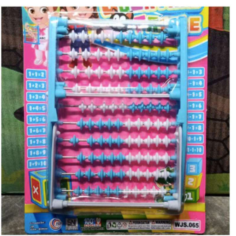 Jual Mainan Anak Edukasi Cipua Counting Frame - Mainan Menghitung Angka ...
