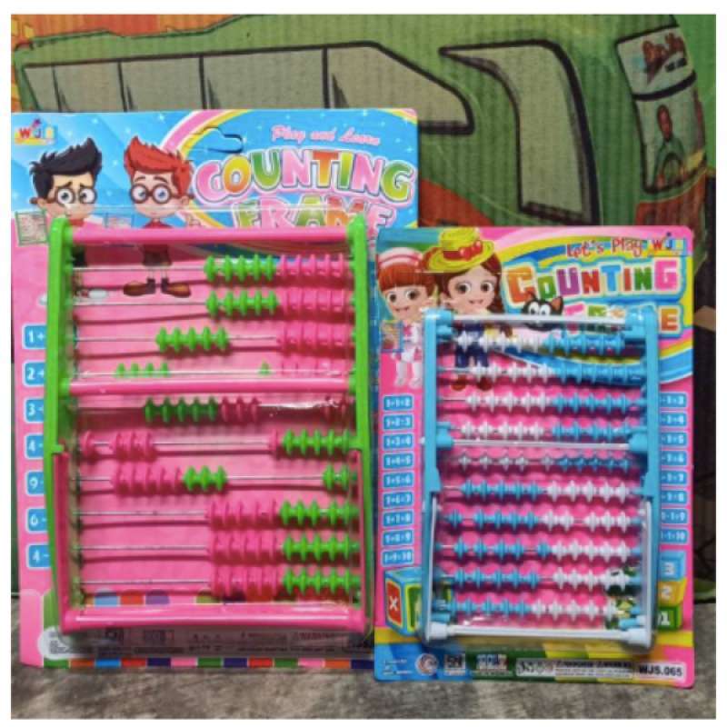 Jual Mainan Anak Edukasi Cipua Counting Frame - Mainan Menghitung Angka ...