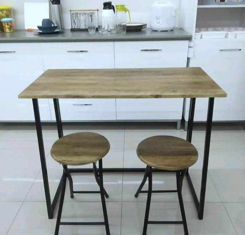 Promo Meja makan Informa lexi walnut meja lipat kursi lipat meja makan ...