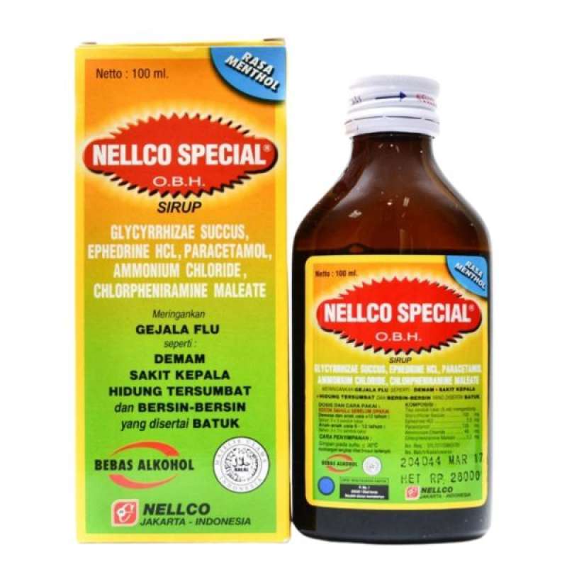 Jual Obh nellco spc obat batuk menthol 100ml di Seller Ranch Market ...