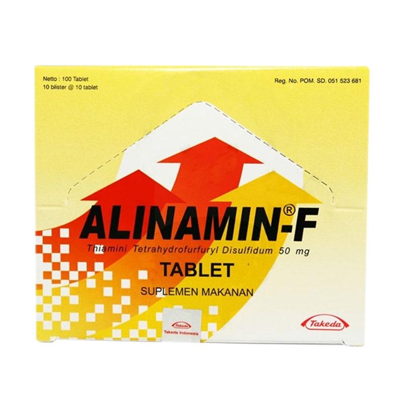 Jual Alinamin Alinamin-F Suplemen Kesehatan [10 Tablet/ Strip] di ...
