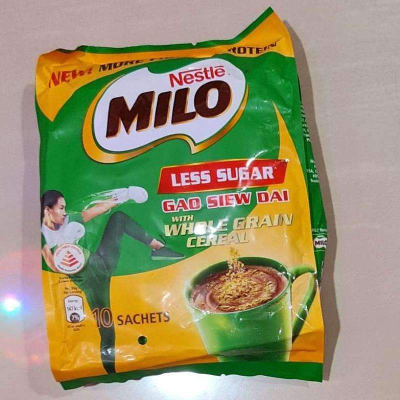 Jual Milo Gao Siew Dai With Whole Grain Cereal Less Sugar 10 x 36 Gram ...