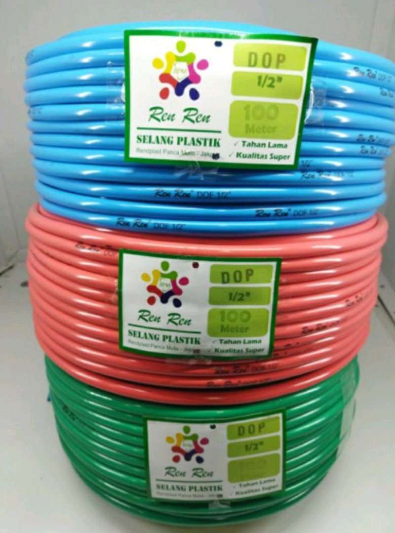 Jual Selang Air 1/2 inch RENREN MM Anti Tekuk Elastis Harga Per Meter di Seller BANDAR SELANG ...