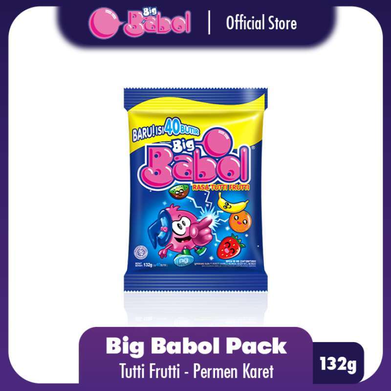 Jual Big Babol Tutty Fruity Pack 132g - Permen Karet Rasa Buah Tutti di ...