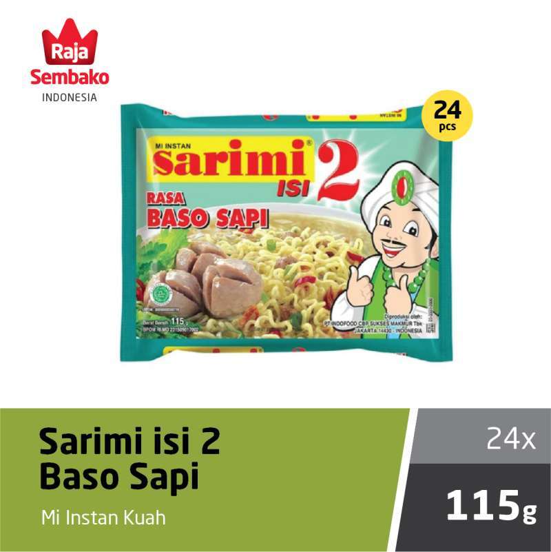Promo Sarimi isi 2 rasa Baso Sapi isi 24 pcs Diskon 3% di Seller Raja ...