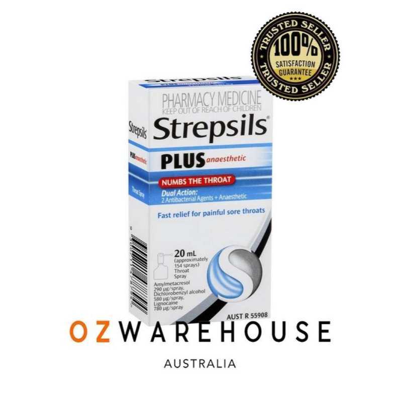 Jual Strepsils Plus Sore Throat Numbing Spray Pain Relief Di Seller ...