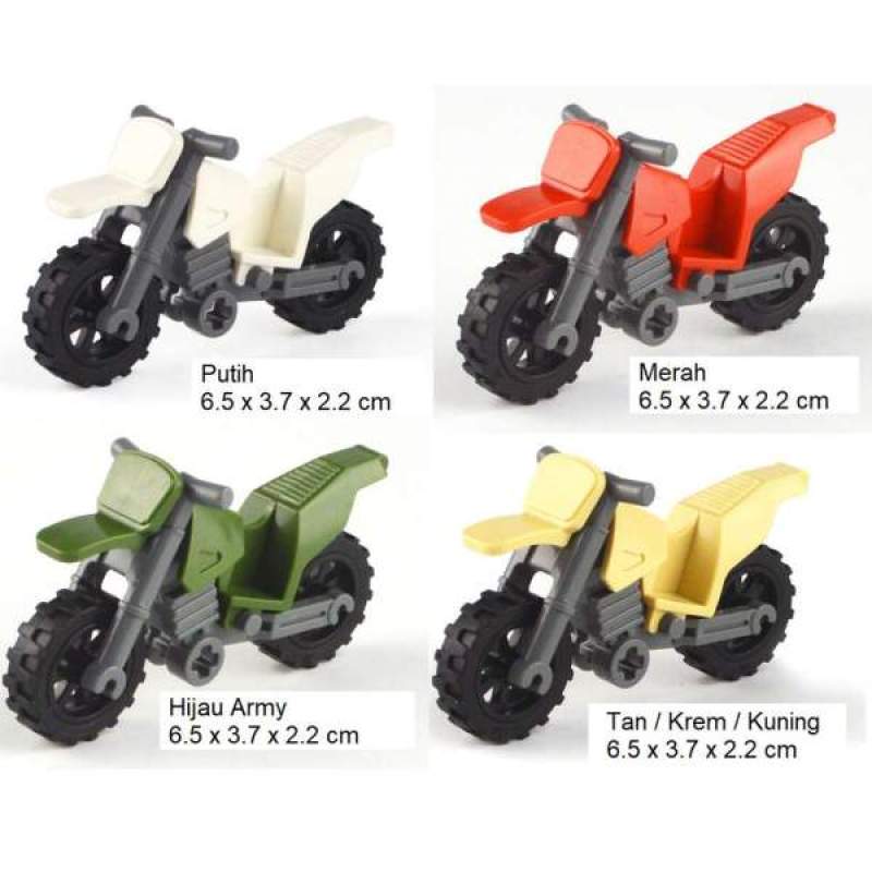 Jual Lego Motor Trail Off Road Balap City Mainan Anak Brick Minifigure ...