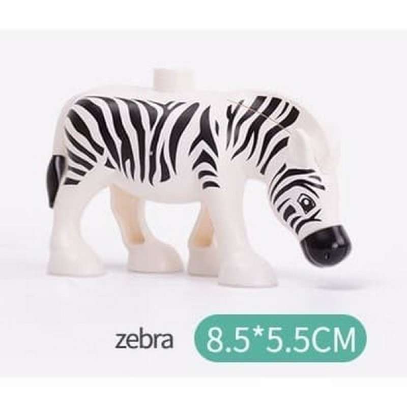 Jual Duplo Animal Kuda Zebra Horse Farm Binatang Hewan Lego Brick Di ...