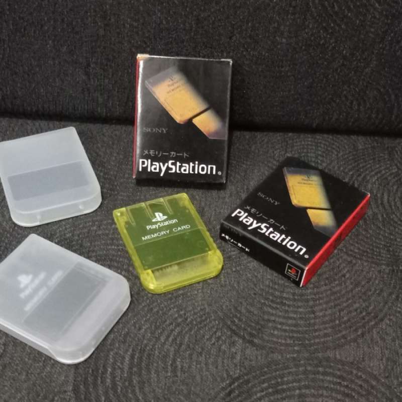 Jual Memory card PS1 Original memori PS1 PSX with Box di Seller Sukses ...
