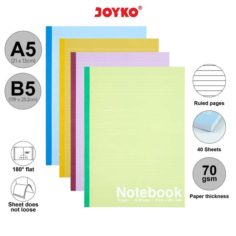 Jual Buku Tulis Catatan Notebook Joyko Soft Cover di Seller JOYKO ...