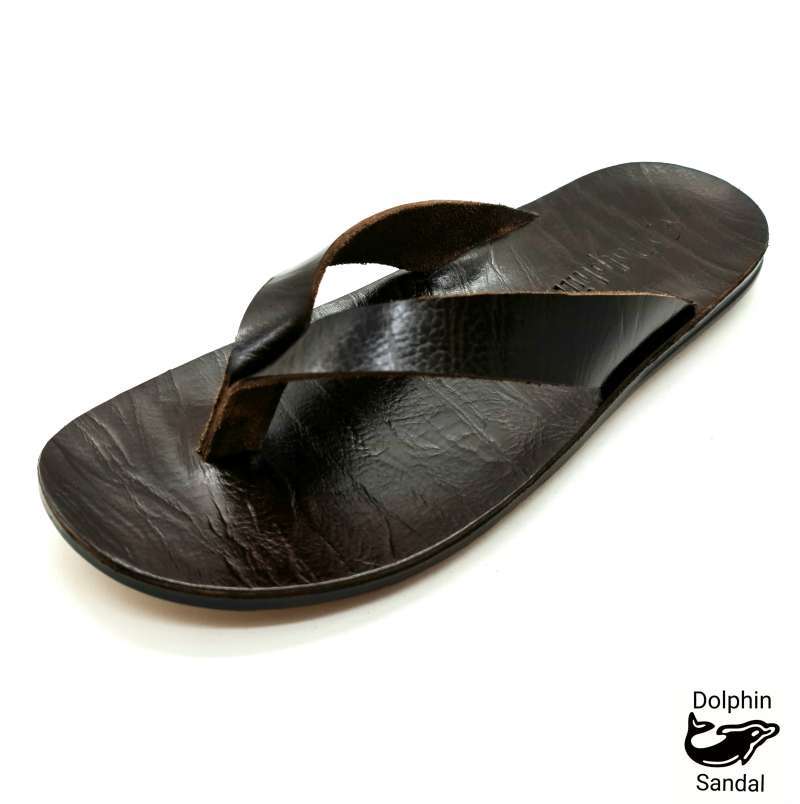 Jual Dolphin Sandal Pria Kulit Asli Cedric Di Seller Dolphin Sandal ...