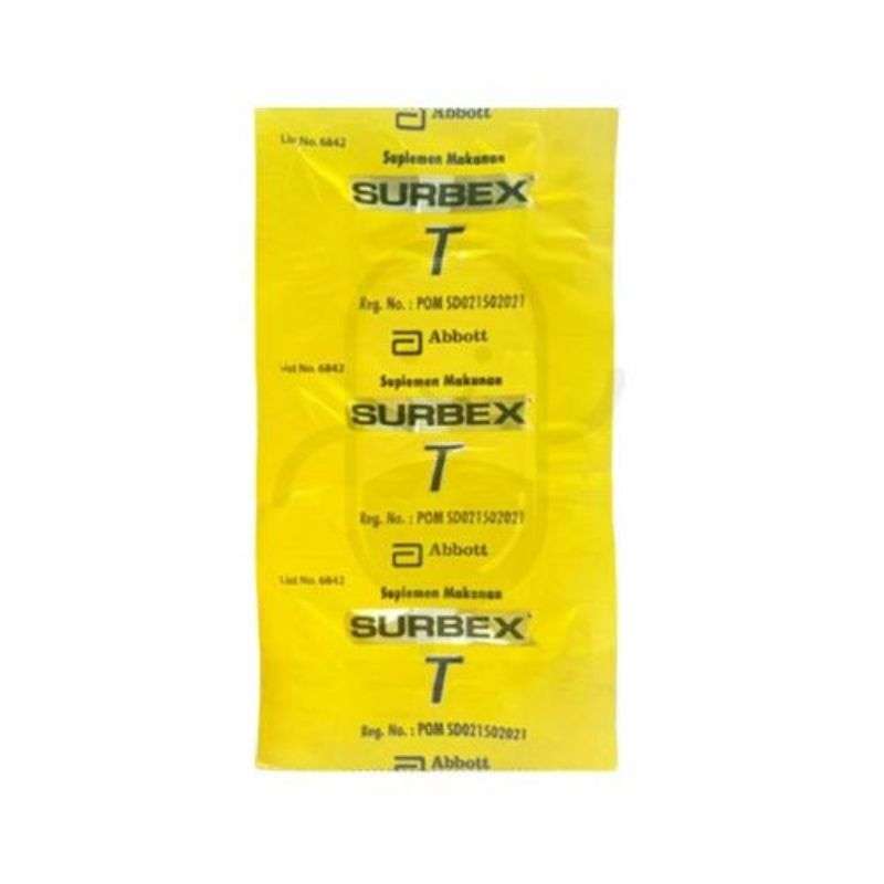 Jual SURBEX T STRIP 6 TABLET di Seller Apotek Mose Sawah Baru Official ...
