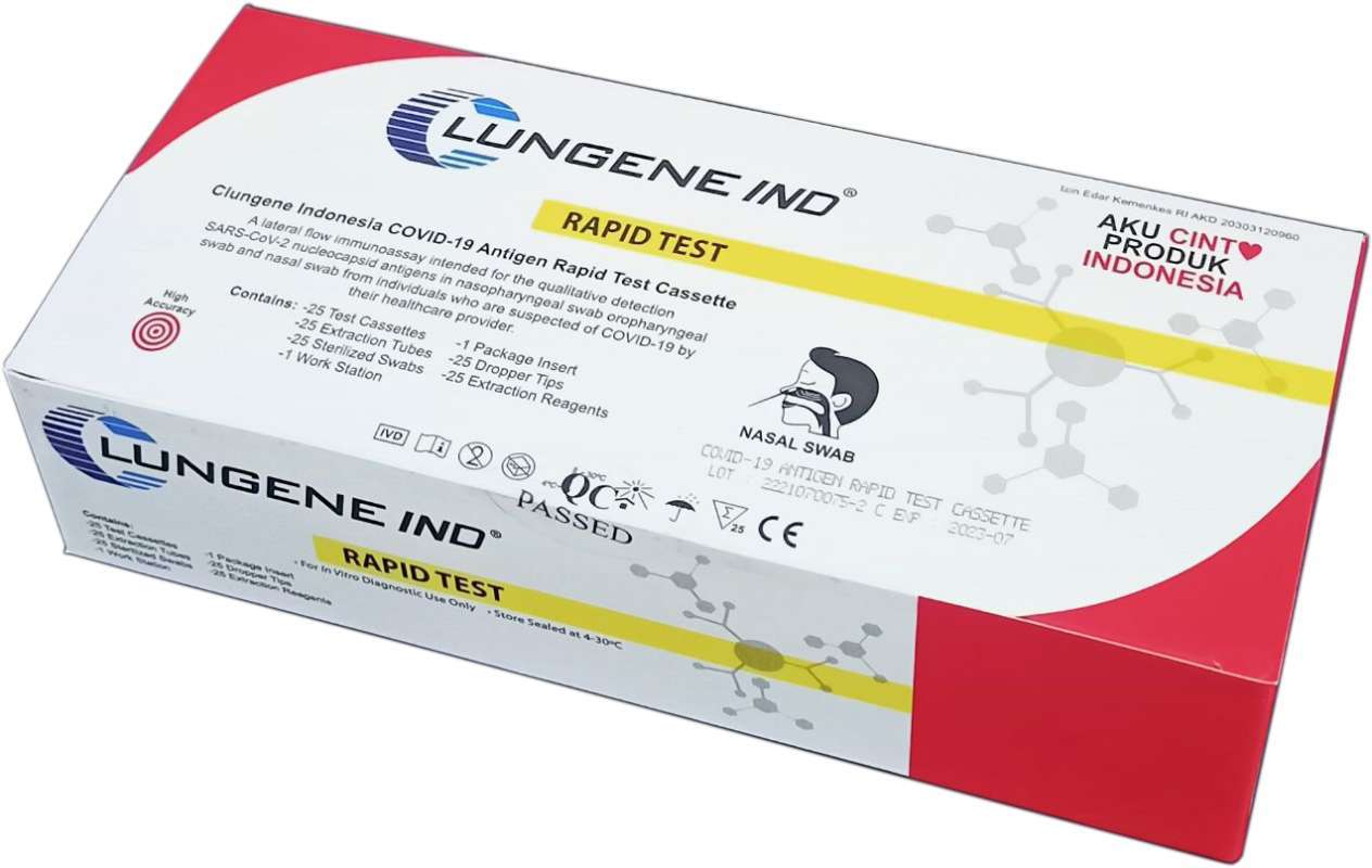 Jual Lungene Ind - Rapid Test Swab Antigen - Akd 20303120960 Di Seller ...