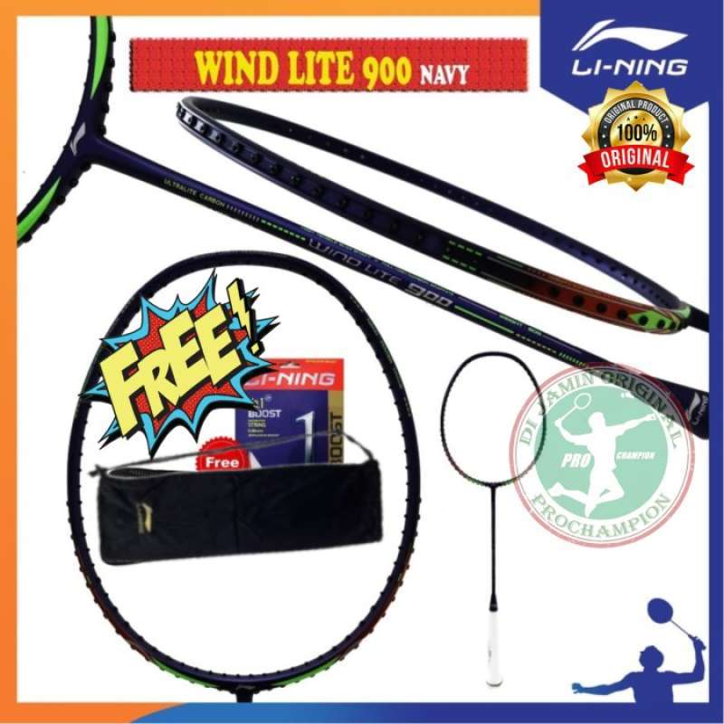 Jual LINING WIND LITE 900 RAKET BADMINTON ORIGINAL - - Multicolor di ...
