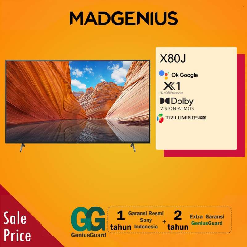 Jual SONY Oiginal KD-55X80J / KD55X80J / KD 55X80J /55X80J LED TV 50 inch X80J Smart TV Android ...