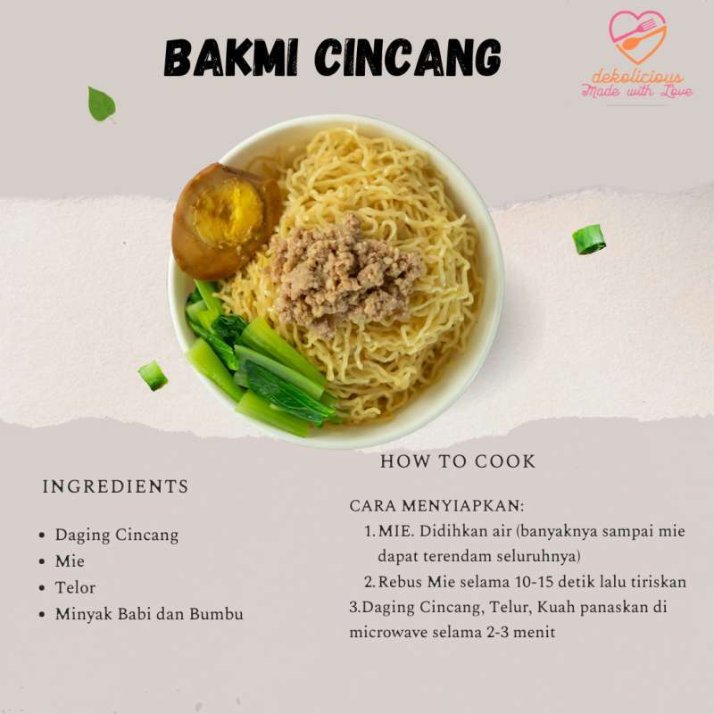 Jual Bakmi Ambyar Frozen Di Seller Dekolicious - Pisangan, Kota ...